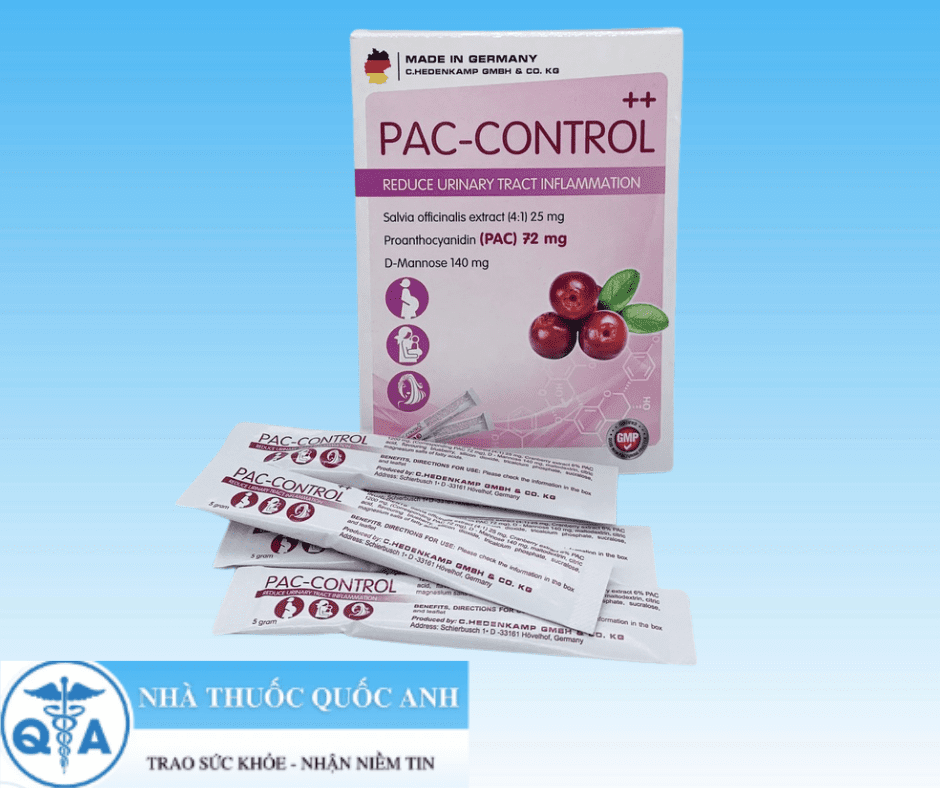 Pac-Control - Điều trị viêm đường tiết niệu