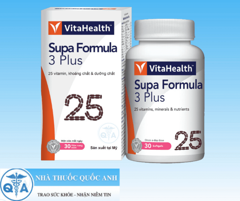 VitaHealth Supa Formula 3Plus - Tăng cường sinh lực và tăng sức đề kháng