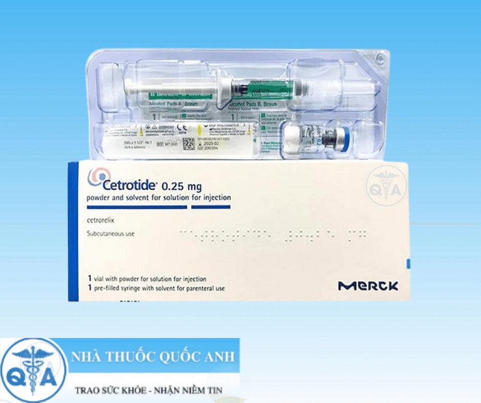Cetrotide 0.25mg - Thuốc ngừa rụng trứng hiệu quả