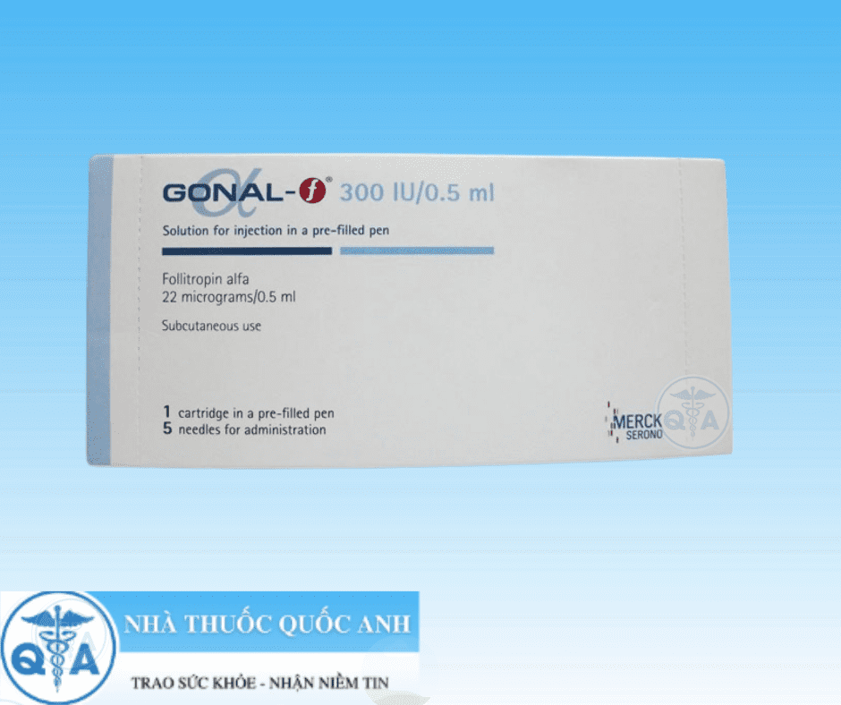 Gonal-f 300IU/0.5ml - Thuốc kích thích rụng trứng ở phụ nữ