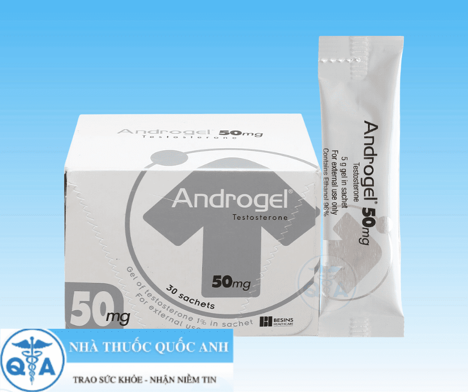 Thuốc Androgel 50mg - Bổ sung Testosteron nam giới (30 gói)