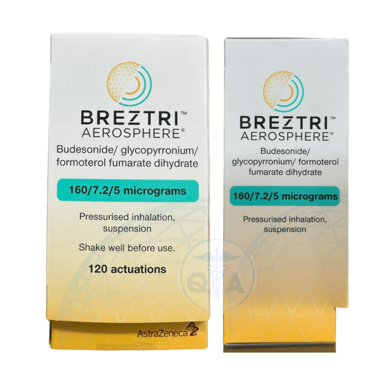 Thuốc Breztri Aerosphere 160/7.2/5mcg - Điều trị bệnh COPD (120 liều)