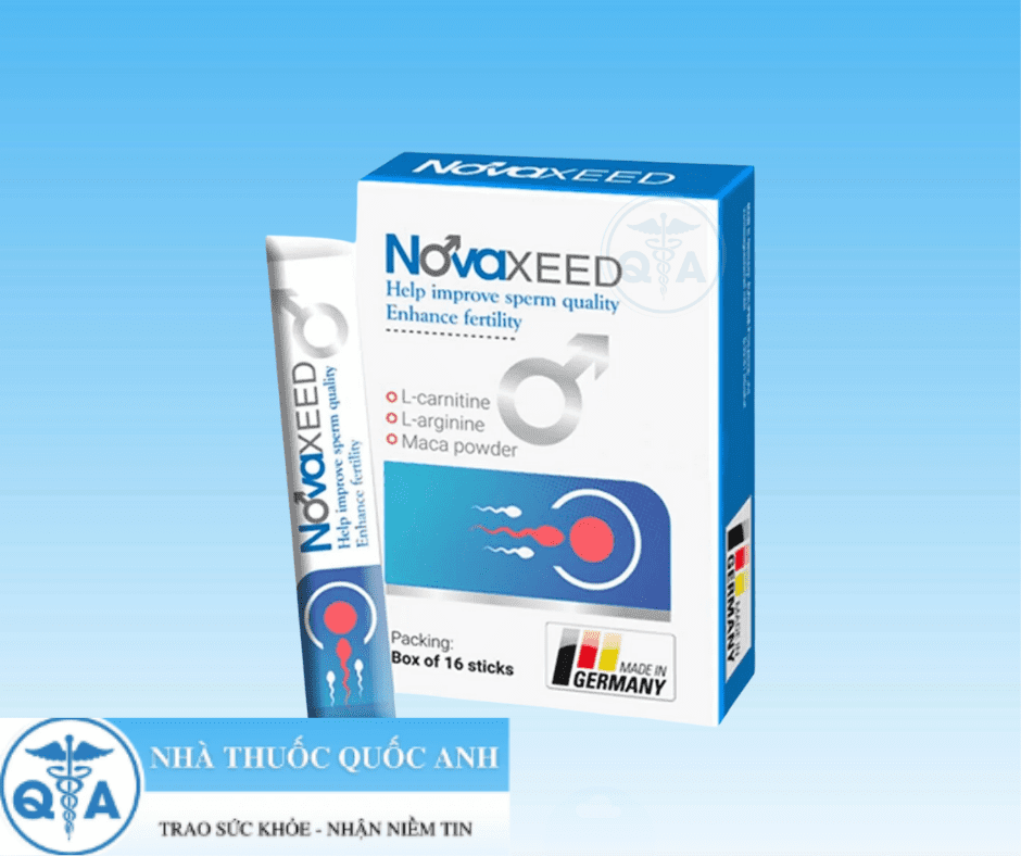 Novaxeed - Tăng cường sức khỏe sinh sản nam giới (16 gói)