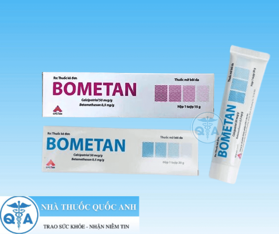 Thuốc mỡ BOMETAN - Điều trị tại chỗ bệnh vảy nến - Nhà Thuốc Quốc Anh