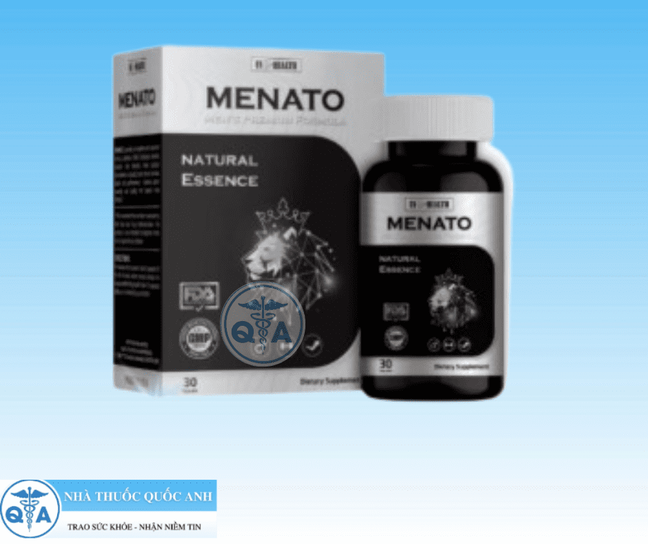 MENATO - Hỗ trợ tăng cường sức khỏe nam giới - Nhà Thuốc Quốc Anh