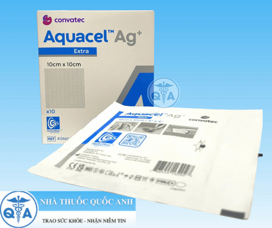 Aquacel AG+ Extra - Gạc dùng cho các vết thương nhiễm khuẩn - Nhà Thuốc ...