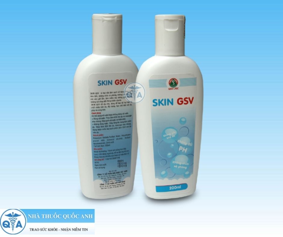 sữa rửa mặt skin gsv dùng cho mọi loại da - Nhà Thuốc Quốc Anh