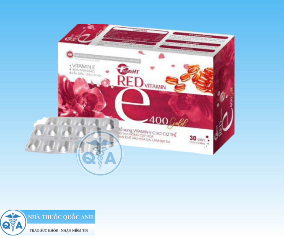 frainHT RED VITAMIN 400E hỗ trợ bảo vệ các sợi collagen làm chậm tiến ...