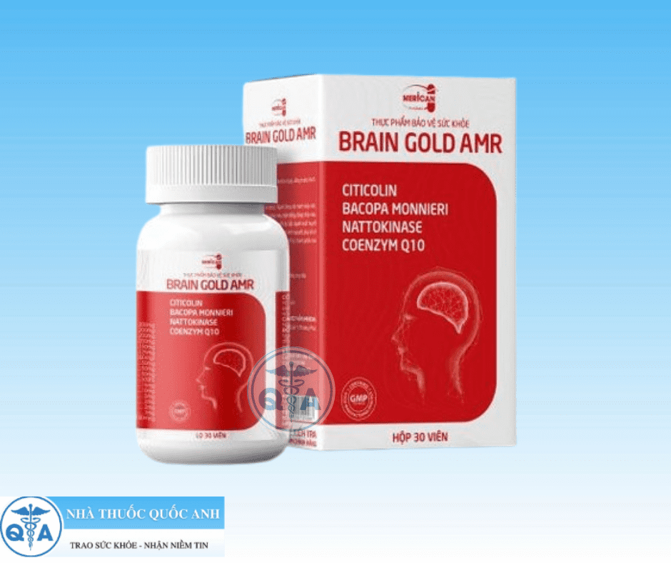 BRAIN GOLD AMR - hoạt huyết, tăng tuần hoàn máu não, hỗ trợ phục hồi ...