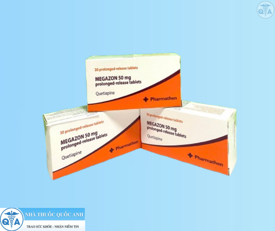 Megazon 50mg là thuốc điều trị các bệnh lý tâm thần - Nhà Thuốc Quốc Anh
