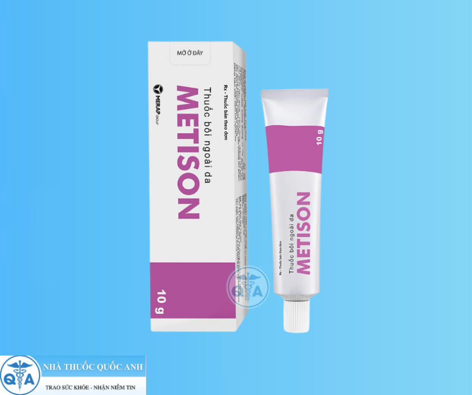 Metison 10g thuốc bôi điều trị nấm và nhiễm trùng da - Nhà Thuốc Quốc Anh
