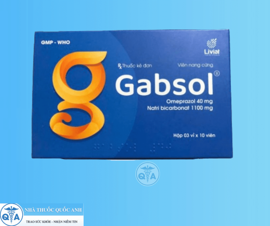 thuốc gabsol điều trị viêm loét dạ dày - Nhà Thuốc Quốc Anh